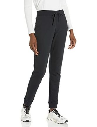 Fruit Of The Loom Jogging Confortable et Pantalon Ouvert décontracté, Noir, M Femme