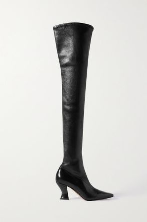 Bottega Veneta Cuissardes En Cuir - Noir