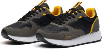 Kappa Herren Logo ARVIKA Casual Shoes, Grey Granite-Black Carbon, 44 EU