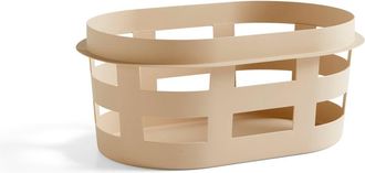 HAY Hay W&auml;schekorb Basket aus 100% recyceltem Polypropylen hergestellt, in der Farbe: Nougat, Ma&szlig;e: 57,5 x 37,5 x 24 cm, AD854-A601-AB89