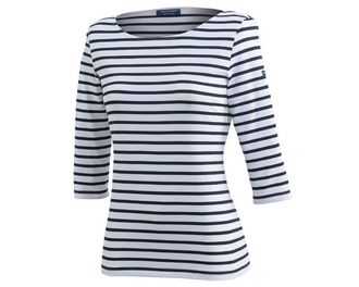 Saint James 3/4-Arm-Shirt 5498 Damen Shirt 3/4 Arm Garde Cote III R mit Streifen