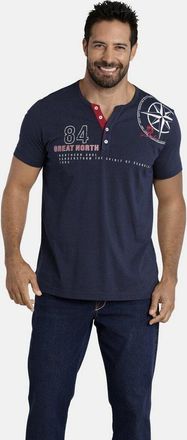 Jan Vanderstorm T-Shirt LINDRAD im Baseball-Look