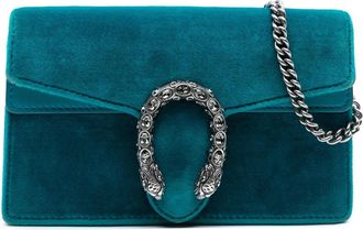 Gucci Hobo Bags - Mini Velvet Dionysus Crossbody - Gr. unisize - in Blau - für Damen