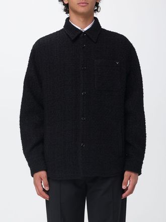 Valentino Garavani Surchemise en tweed de coton avec VLogo Signature