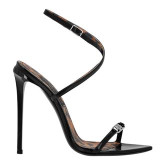 Philipp Plein Femme, Chaussures, Noir, Taille: 41 EU Sandales &agrave; Talons en Cuir