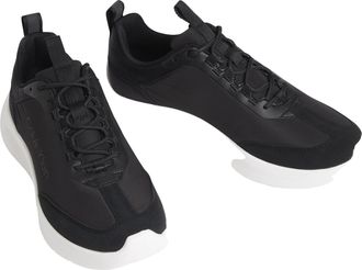 Calvin Klein Herren Light Eva Runner Hm0hm02241 Low Top, Black (Black/Bright White), 44.5 EU