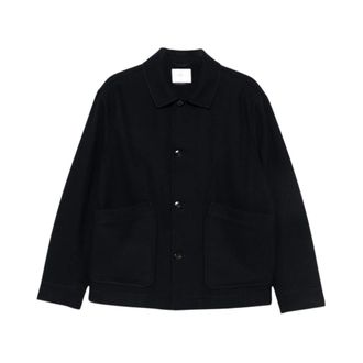 Circolo 1901 Veste Deck en laine bouillie - Homme - Vestes - Bleu - Taille: 2XL