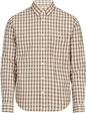 Minimum Chemise droite &agrave; carreaux en coton