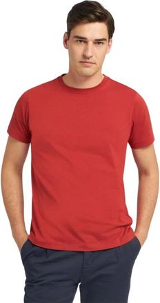 Brooks Brothers Baumwoll-Rundhals-T-Shirt - - Tops - Herren - Rot - M