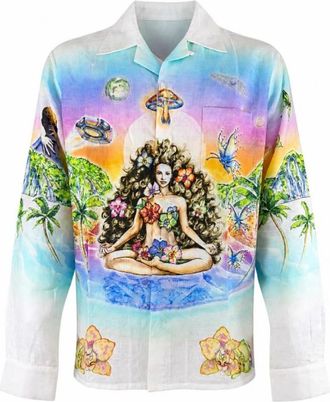 Casablanca Homme, Chemises, Multicolore, Taille: L Innocence Shirt