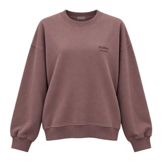 Akep SweaT-shirt &agrave; col rond - Femme - Sweatshirts et sweats &agrave; capuche - Brun - Taille: 40 FR