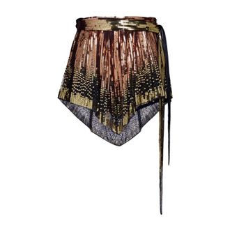 Paco Rabanne Damen, Röcke, Mehrfarbig, LGröße