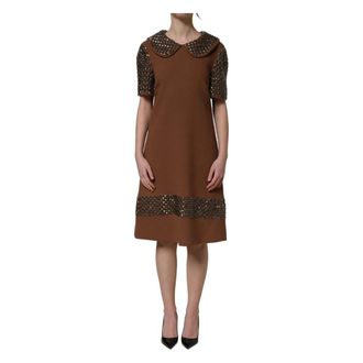 Dolce & Gabbana Damen, Kleider, Braun, SGr&ouml;&szlig;e