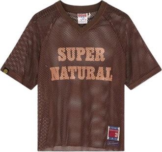 Deus Homme, Tops, Brun, Taille: M Magdalene Moto T-shirt