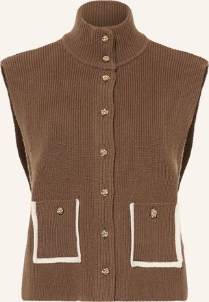Sandro Sandro Strickweste beige