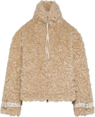 Seventy Ecopelliccia Ricciolino - - Jackets - Damen - Beige - L