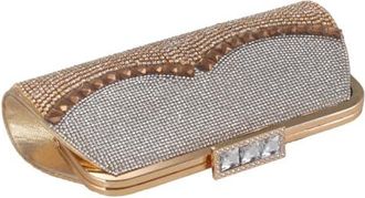 IFUNDOM Paquet &agrave; Main De F&ecirc;te Pour Femme &agrave; Pompons En Tissu Argent&eacute;, Pochette De Soir&eacute;e &Eacute;l&eacute;gante Et Compacte, Accessoire Pour Mariage, Bal Et R&eacute;ception - Desi