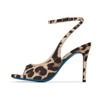 Loriblu Sandalen aus Leopardenmusterstoff - - Shoes - Damen - Braun - 37 EU