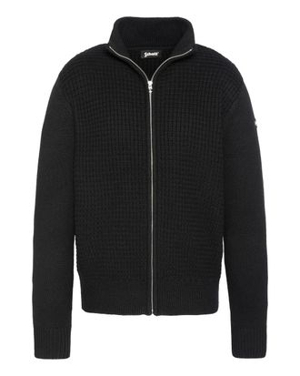 Schott NYC Herren Pldonovan2 Sweater Cardigan, Schwarz, X-Large