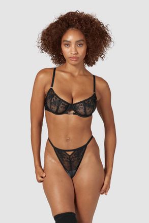 Lounge Underwear Flirt Balcony BH - Schwarz - 65 / FF