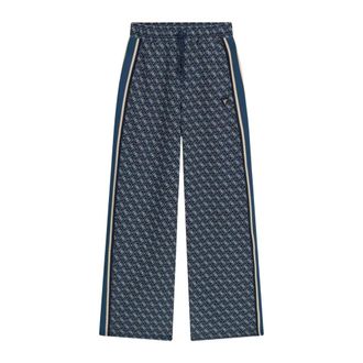 Guess 4G Allover Jacquard Long Pants - - Trousers - Damen - Blau - M