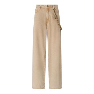 Pinko Pinko, Femme, Jeans, Beige, Taille: W25 Lauryn Loose Jeans