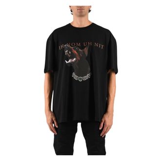 Ih Nom Uh Nit T-shirt en coton imprim&eacute; - Homme - Tops - Noir - Taille: XL