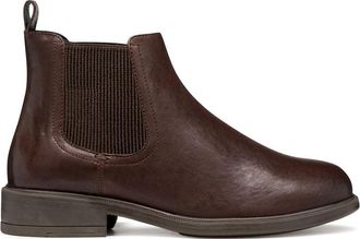 Geox Damen D CATRIA Ankle Boot, Dark Brown, 37.5 EU