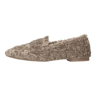 Casadei Valsenales Faux Fur Loafer - - Shoes - Damen - Beige - 37 EU