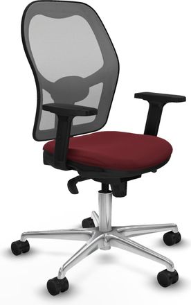 Piqueras y Crespo Home Office Jorquera Stuhl mit 2D-Armlehnen, h&ouml;henverstellbare Lendenwirbelst&uuml;tze, ausgestattet mit 5 Positionen und eingespritztem Schaum. Mit Rollen