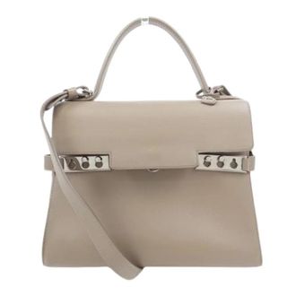 Delvaux Pre-owned Tempete Souple Kalbsleder Tasche - - Pre-owned - Damen - Beige - ONE SIZE