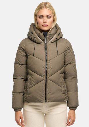Marikoo Winterjacke Pinaa Warme Stepp-Winterjacke mit Kapuze f&uuml;r kalte Wintertage