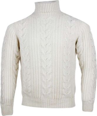 Eleventy Pull Col Rond - Blanc