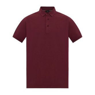 Etro Polohemd mit gesticktem Logo - - Tops - Herren - Rot - XL