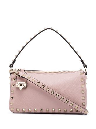 Valentino Garavani petit sac &agrave; bandouli&egrave;re Rockstud - Rose
