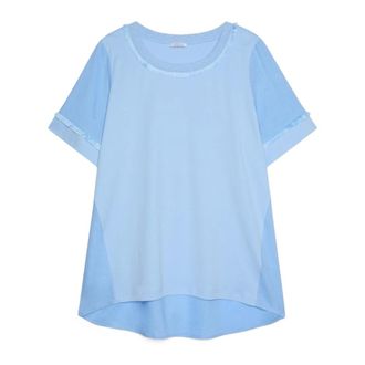 Fiorella Rubino Damen, Oberteile, Blau, XLGr&ouml;&szlig;e