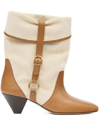Isabel Marant Stiefel mit Schnalle - Nude