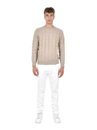 Jacob Cohen Mens Cashmere Sweater Beige