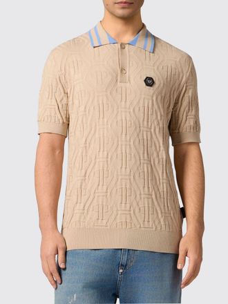 Philipp Plein Polo Homme couleur Beige