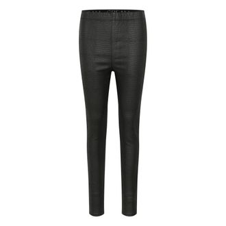 Cream Femme, Pantalons, Noir, Taille: 42 FR Legging Tiss&eacute; Noir