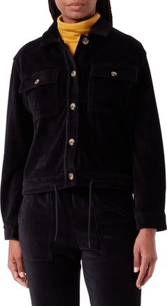 s.Oliver Womens 2121542 Cord Blouson, schwarz, 36