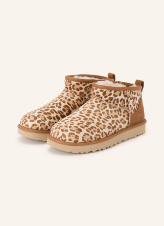 UGG Boots Classic Ultra Mini Plains braun
