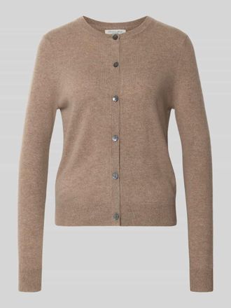 Christian Berg Strickjacke aus reinem Kaschmir mit durchg&auml;ngiger Knopfleiste