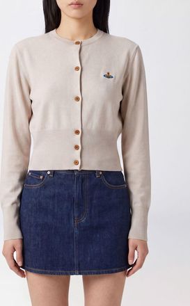 Vivienne Westwood Slim-Fit-Cardigan Bea von mit kontrastierender Orb-Logo-Stickerei