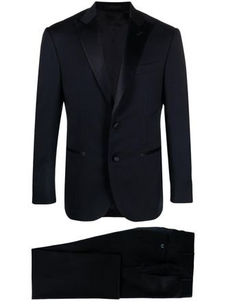Corneliani costume trois-pi&egrave;ces &agrave; simple boutonnage - Bleu