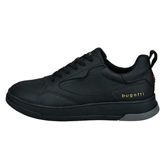 Bugatti Homme Baskets avec Mousse à mémoire de Forme et Absorption des Chocs, Noir, 40 EU