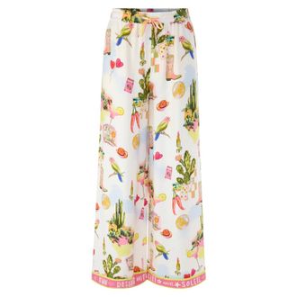 Marc Cain Willmar Pantalon Coupe Large - Femme - Pantalons - Blanc - Taille: 38 FR