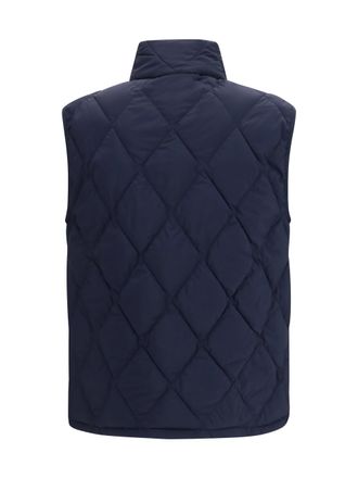Burberry Mens Down Vest Navy Blazers & Vests Coat