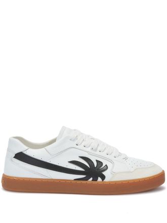 Palm Angels baskets New Palm 1 en cuir - Blanc