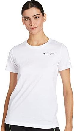 Champion Legacy Classic Small Logo T-Shirt, Blanc, S Femme